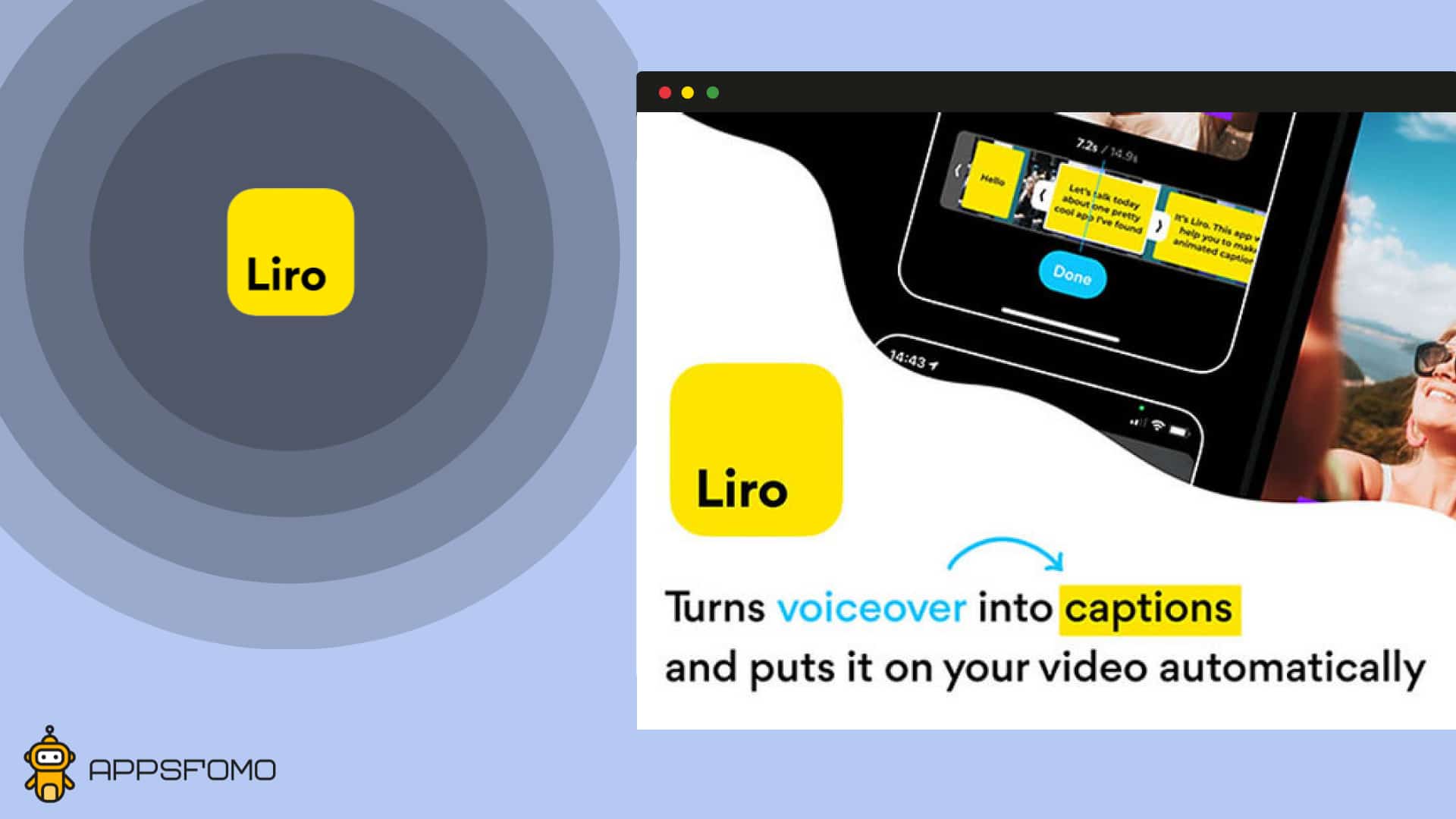 Liro Pro : Auto Image Caption | AppsFomo